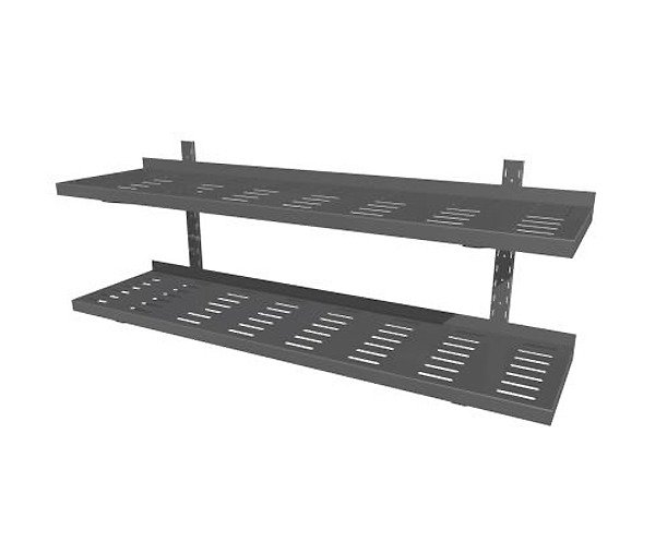 Raft de perete perforat inox - direca.ro