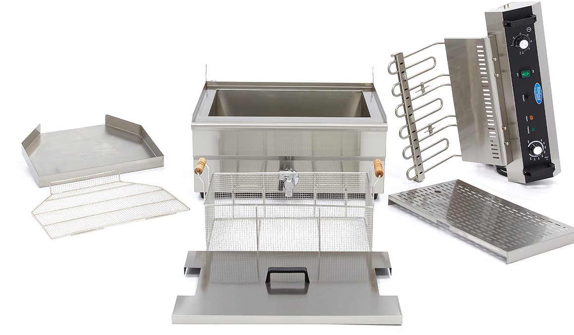 Friteuza electrica 30 litri cu robinet – direca.ro