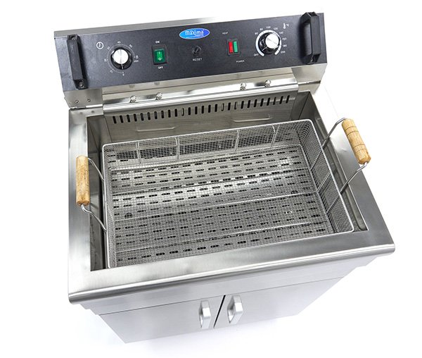 Friteuza electrica 30 litri cu robinet si suport tip dulap – direca.ro